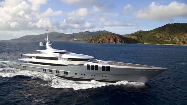 The birth of superyacht Project Skyfall